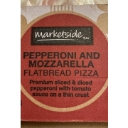 Marketside Pizza, Flatbread, Pepperoni And Mozzarrella: Calories ...