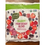 Nature's Touch Four Berry Blend, Organic: Calories, Nutrition Analysis ...