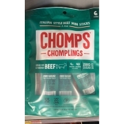 Chomps Beef Jerky: Calories, Nutrition Analysis & More | Fooducate