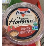 Hannah Hommus, Roasted Red Pepper, Organic: Calories, Nutrition ...