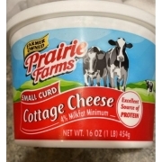 Prairie Farms Cottage Cheese, Small Curd: Calories, Nutrition Analysis ...