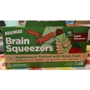 Brainiac Brain Squeezers, Applesauce Packed With Brain Fuel, Apple ...