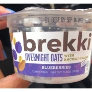 Brekki Overnight Oats, Blueberries: Calories, Nutrition Analysis & More ...