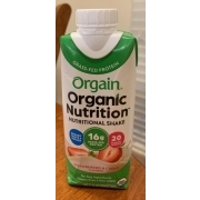 Orgain Strawberries & Cream Nutritional Shake: Calories, Nutrition ...
