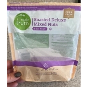 Simple Truth Roasted Deluxe Mixed Nuts, Sea Salt: Calories, Nutrition ...