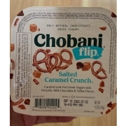 Chobani Flip Greek Yogurt, Salted Caramel Crunch: Calories, Nutrition ...