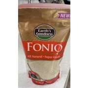 Earth's Goodness Fonio, Grain, All Natural: Calories, Nutrition ...