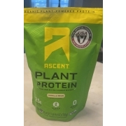 Ascent Protein Powder, Plant, Vanilla Bean: Calories, Nutrition ...