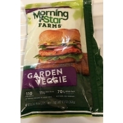 Morning Star Farms Veggie Burgers, Garden Veggies: Calories, Nutrition ...