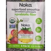 Noka Superfood Smoothie, Strawberry Pineapple: Calories, Nutrition ...