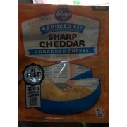 Kroger Cheese, Shredded, Sharp Cheddar: Calories, Nutrition Analysis ...