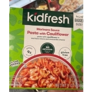 Kidfresh Marinara Sauce Pasta With Cauliflower: Calories, Nutrition ...
