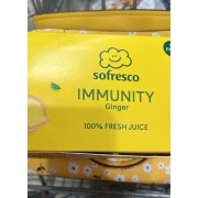 Sofresco Fresh Juice, Ginger, Immunity: Calories, Nutrition Analysis ...