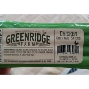 Greenridge Farm Chicken, Cocktail Sticks: Calories, Nutrition Analysis ...