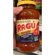 Ragu Pasta Sauce, Simply Traditional: Calories, Nutrition Analysis ...
