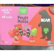 Bear Fruit Rolls, Variety Pack: Calories, Nutrition Analysis & More ...