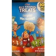 Kellogg's Mini Squares, Rice Krispies Treats, Original: Calories ...