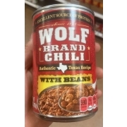 Wolf Chili, with Beans: Calories, Nutrition Analysis & More | Fooducate