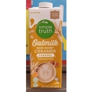 Simple Truth Oatmilk Creamer, Non Dairy, Caramel: Calories, Nutrition ...