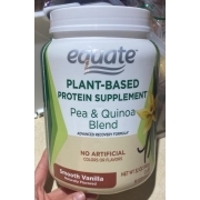 Equate Plant Based Protein, Rich Chocolate: Calories, Nutrition ...
