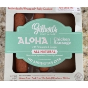 Gilbert's Chicken Sausage, Aloha: Calories, Nutrition Analysis & More ...