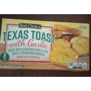 Best Choice Texas Toast, With Garlic: Calories, Nutrition Analysis ...