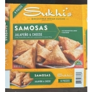 Sukhi's Samosas, Jalapeno & Cheese: Calories, Nutrition Analysis & More ...