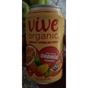 Vive Sparkling Drink, Immunity, Turmeric, Orange: Calories, Nutrition ...