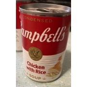 Cambell's Soup, Condensed, Chicken With Rice, Canned: Calories ...
