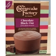 The Cheesecake Factory Pudding, Chocolate Black-Out: Calories ...