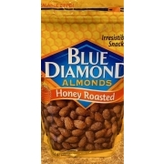 Blue Diamond Almonds, Honey Roasted: Calories, Nutrition Analysis ...