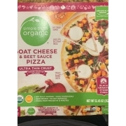 Simple Truth Organic Pizza, Goat cheese & Beet sauce, Ultra thin Crust ...