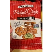 Snack Factory Pretzel Crisps, Deli Style: Calories, Nutrition Analysis ...