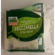 Earth Grown Cheese, Mozzarella Style Slices: Calories, Nutrition ...
