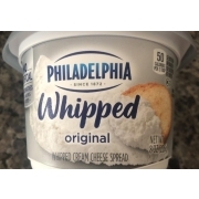Philadelphia Cheese Spread, Whipped Cream, Original: Calories ...