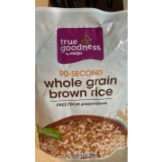 True Goodness By Meijer Brown Rice, Whole Grain: Calories, Nutrition ...