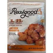 Realgood Foods Co Nuggets, Chicken, Lightly Breaded: Calories ...