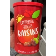Lidl US California Seedless Raisins: Calories, Nutrition Analysis ...