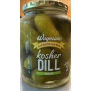 Wegmans Dill, Kosher: Calories, Nutrition Analysis & More | Fooducate