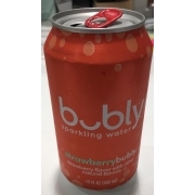 Bubly Sparkling Water, Strawberry: Calories, Nutrition Analysis & More | Fooducate