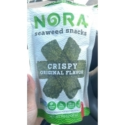 Nora Snacks, Seaweed, Crispy, Original: Calories, Nutrition Analysis ...