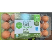 Simple Truth Organic Eggs, Large, Grade AA, Brown: Calories, Nutrition ...