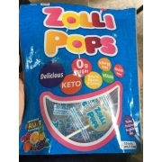 Zolli Pops Pops: Calories, Nutrition Analysis & More | Fooducate