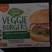 Wegmans Organic Burgers, Veggie, Green & Bean Medley: Calories ...