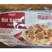 WinCo Foods Sausage, Italian, Hot: Calories, Nutrition Analysis & More ...