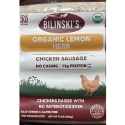 Bilinski's Sausage, Chicken, Herb, Lemon: Calories, Nutrition Analysis ...