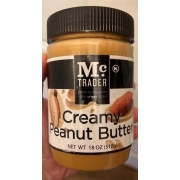 M.C.Trader Creamy Peanut Butter: Calories, Nutrition Analysis & More ...