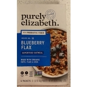 Purely Elizabeth Oatmeal, Blueberry, Flax: Calories, Nutrition Analysis ...