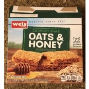 Weis Bars, Granola, Oats & Honey: Calories, Nutrition Analysis & More ...