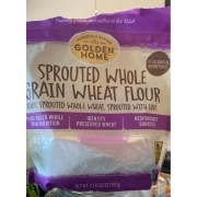 Golden Home Wheat Flour, Whole Grain, Sprouted: Calories, Nutrition ...
